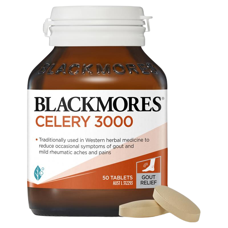 Blackmores Celery 3000 50Tabs 西芹籽50顆 降低尿酸 痛風 – ROO.au