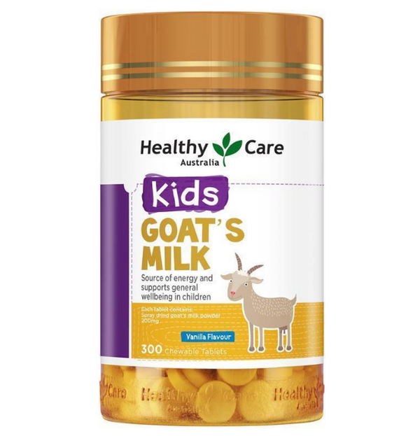 Healthy care Goat Milk Vanilla Flavour Chewable 香草羊奶片（300顆） – ROO.au